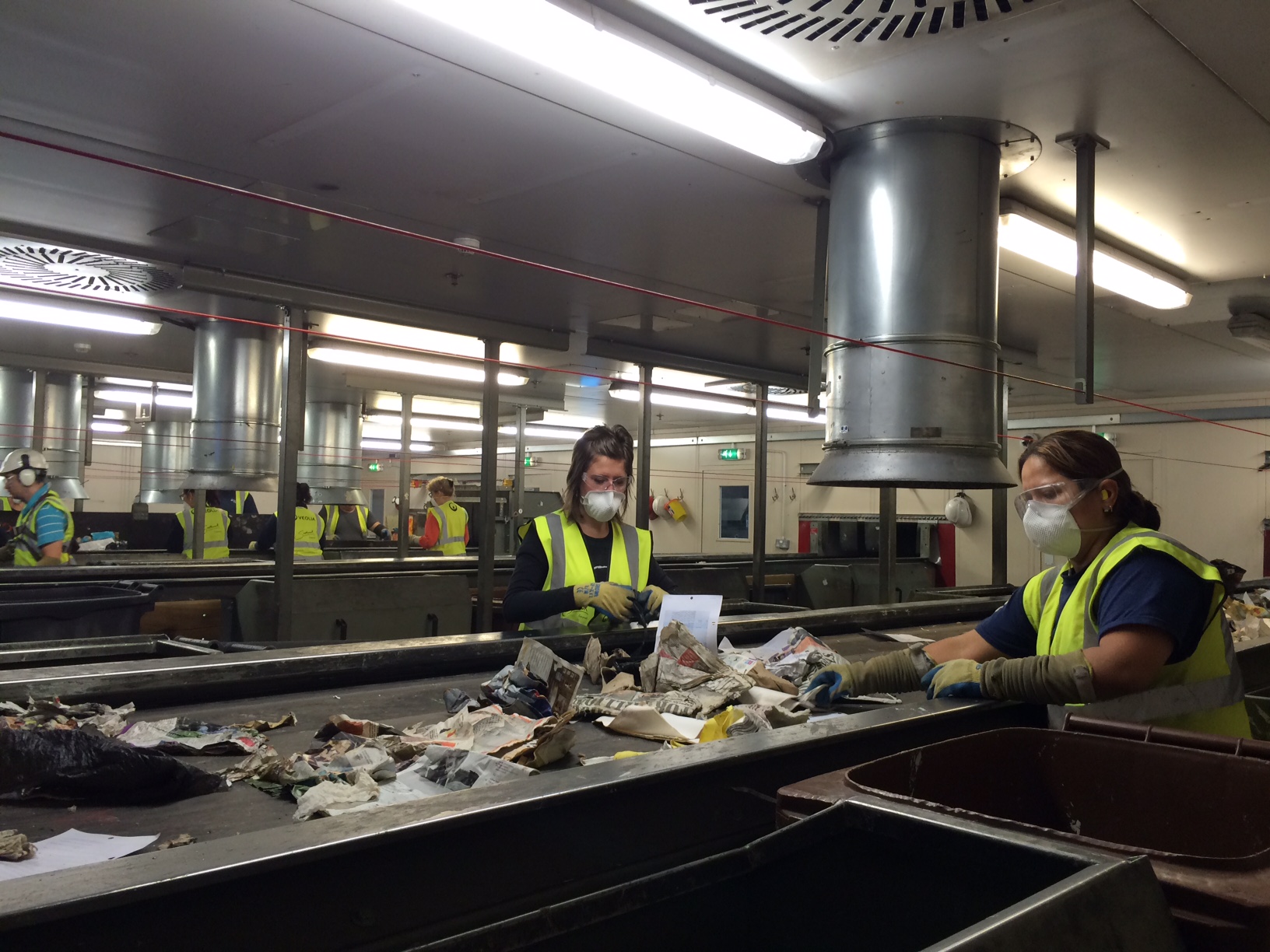 sorting-paper-in-a-materials-recycling-facility | North London Waste Plan